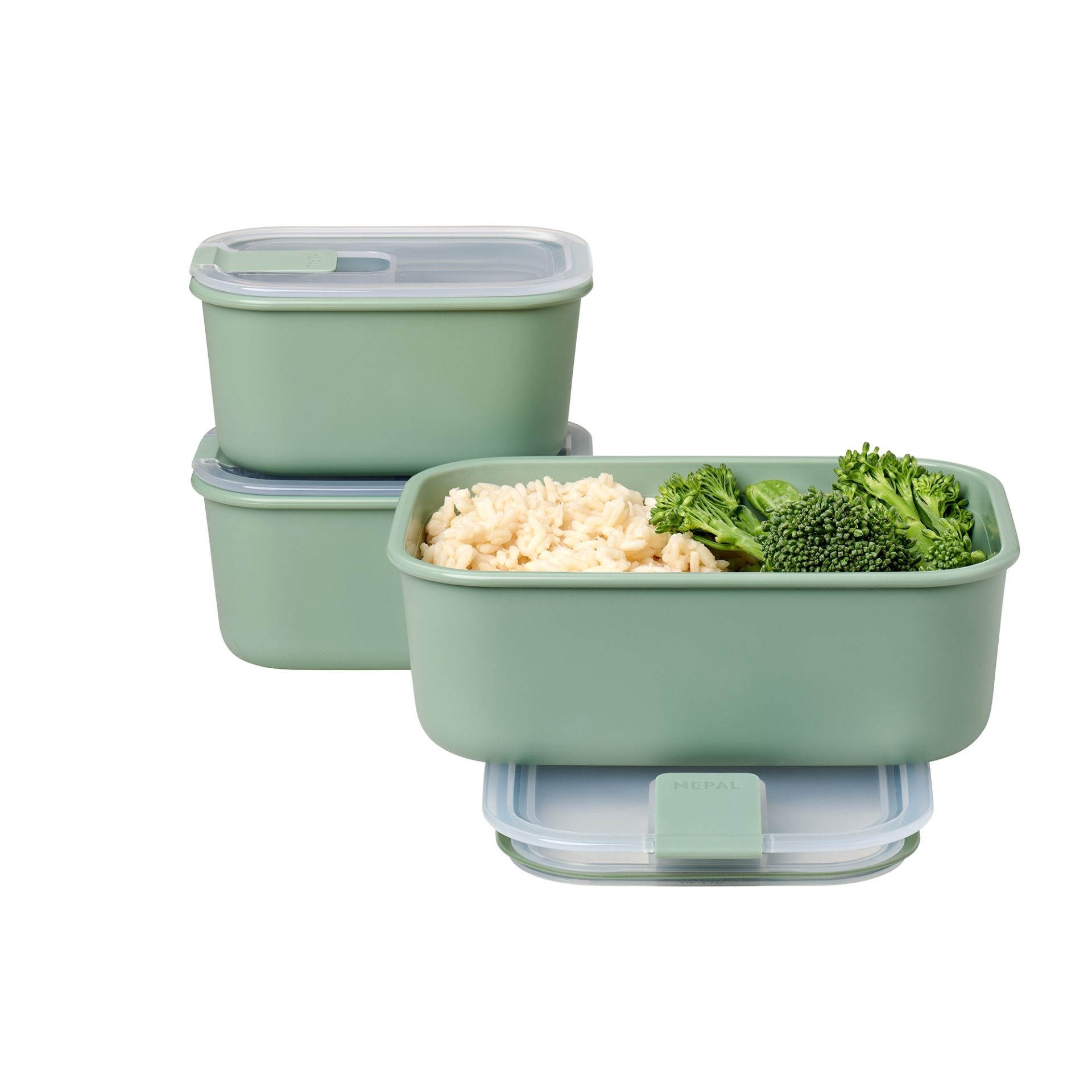 Mepal - Easyclip Set 3-teilig 2 x 450 ml + 1000 ml - verschiedene Farben