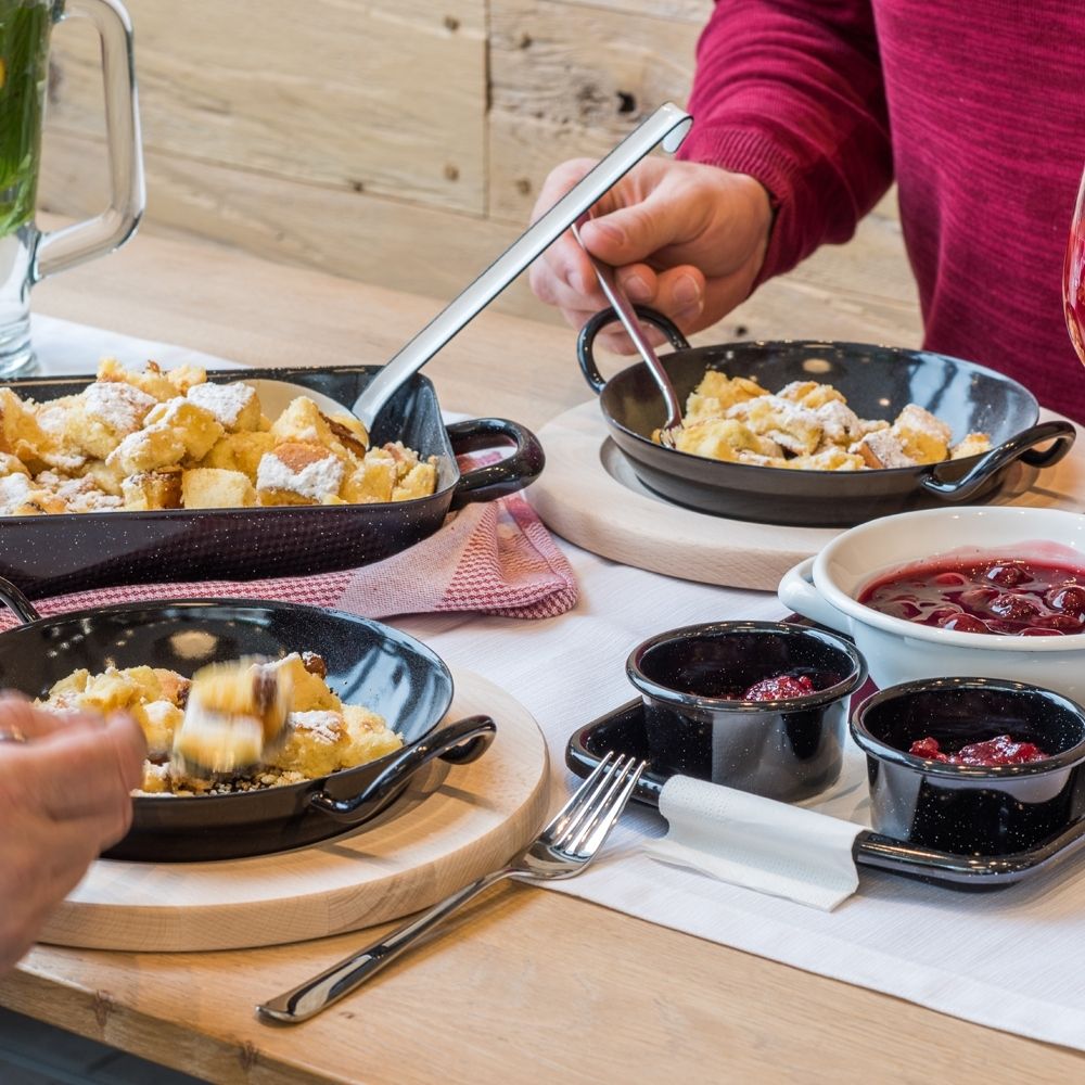 Riess CLASSIC - Schwarzemaille - Schnitzelpfanne